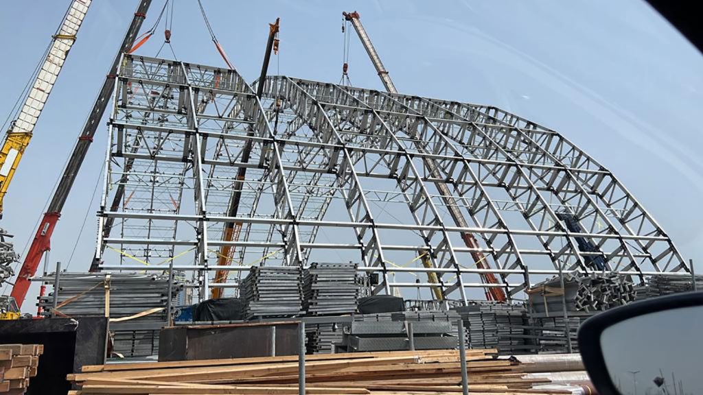 Execution of exposed concrete foundations Works at Luna Reef Project ...